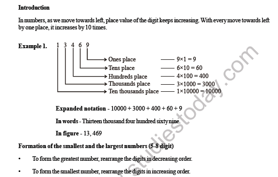 CBSE Class 4 Maths Place Value Worksheet CBSE Class 4 Maths Place Value Worksheet